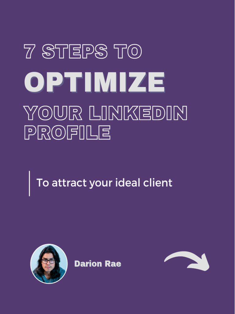 Optimize Your LinkedIn Profile in 7 Steps | PDF