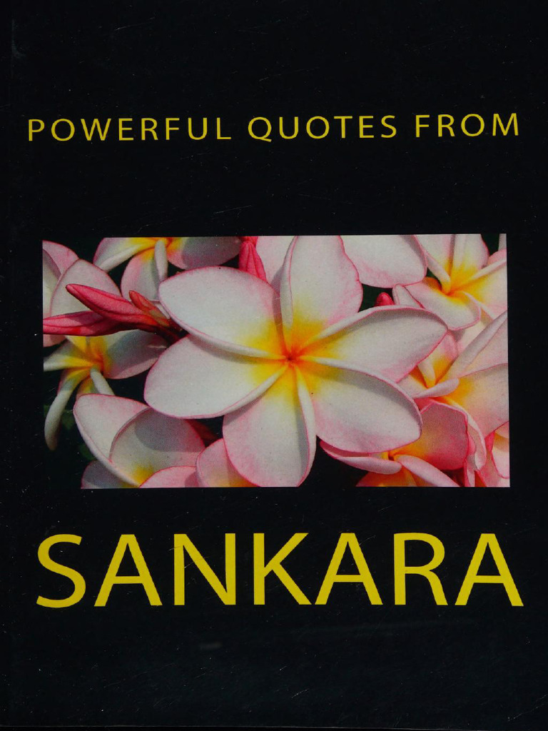 Powerful Quotes From Sankara | PDF