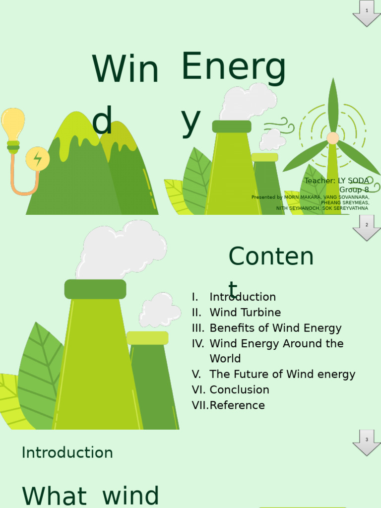 Group 8 Wind Energy | PDF | Wind Power | Offshore Wind Power