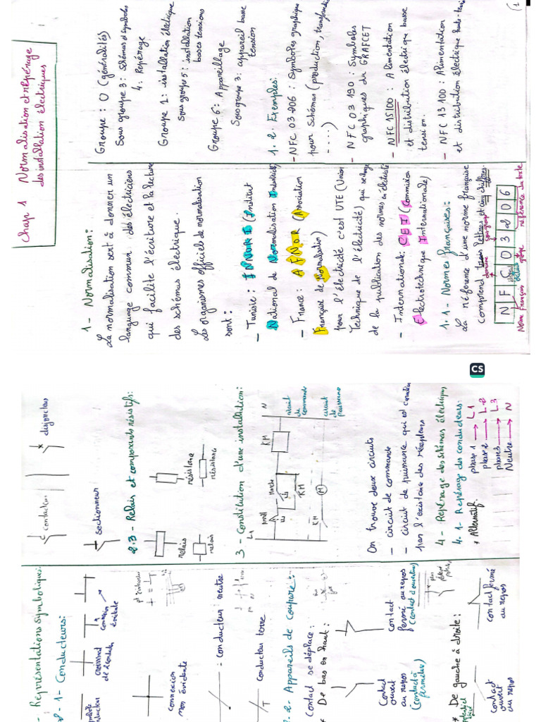 Normalisation Et Schemas Elec | PDF