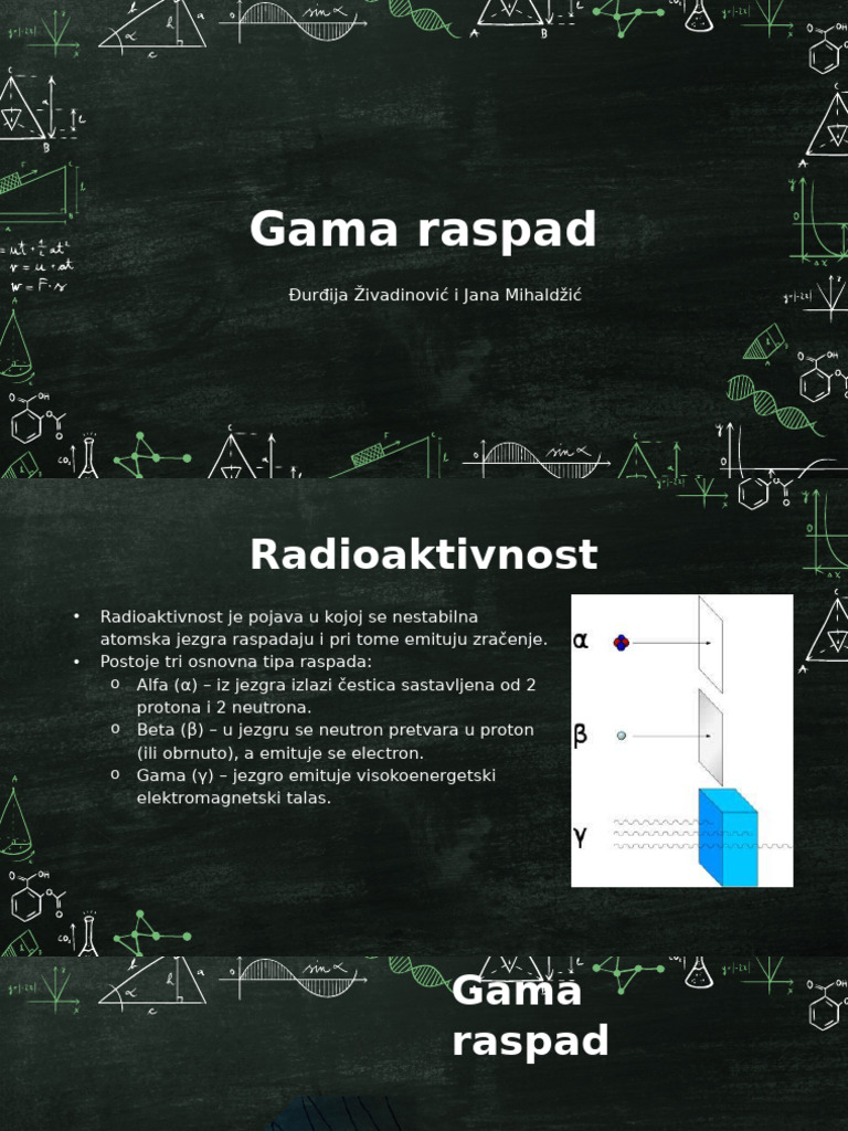 Gama Raspad | PDF