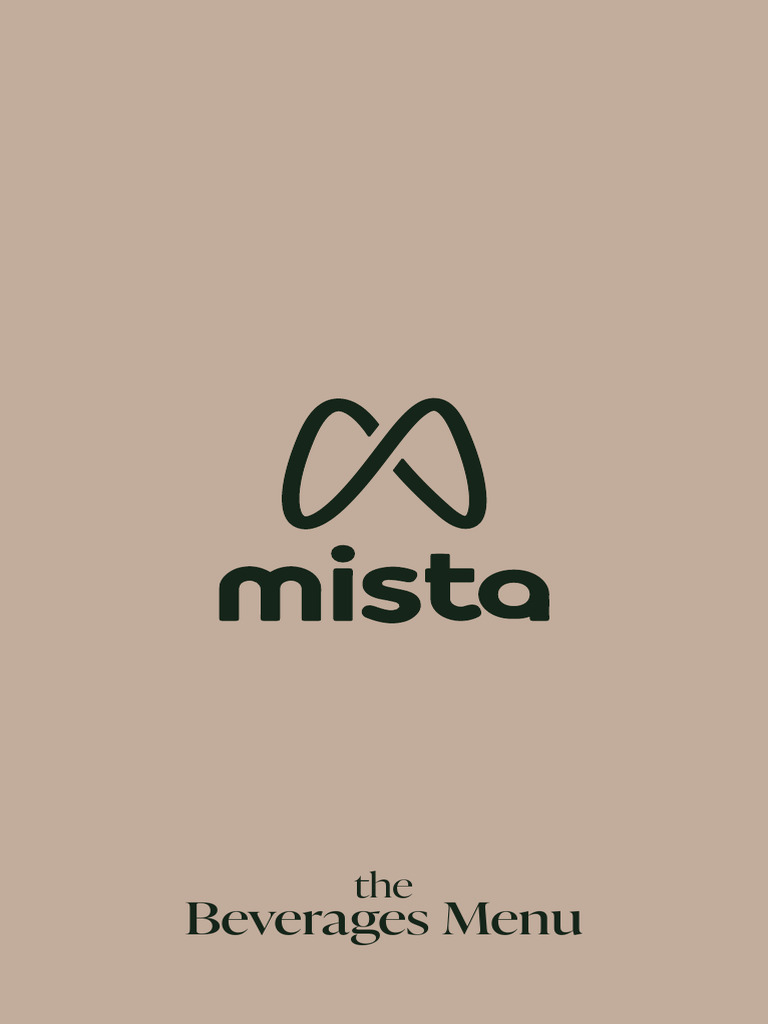 MISTA Beverages Menu | PDF