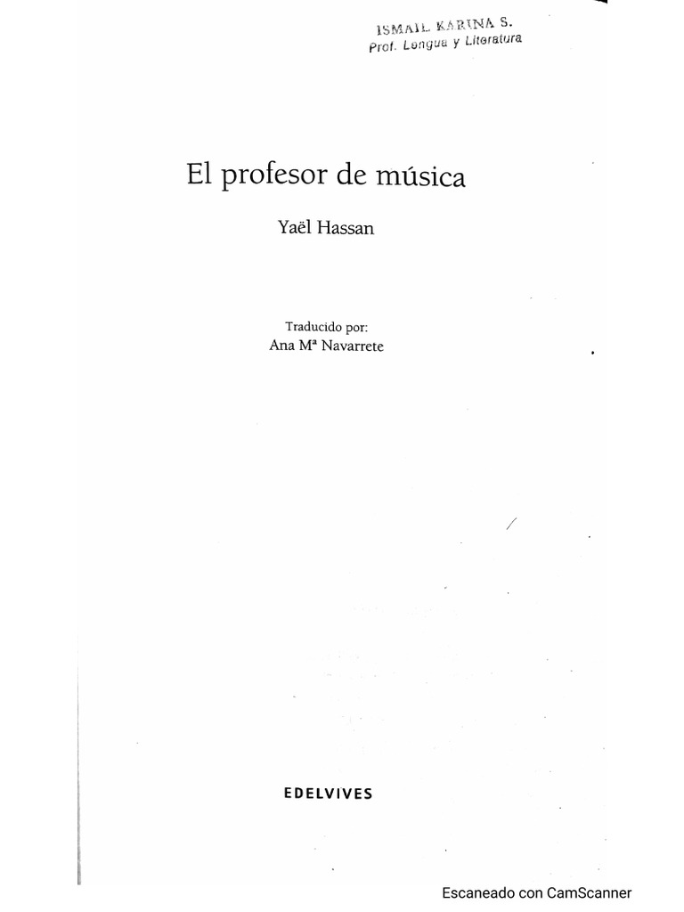 El Profesor de M-Sica | PDF