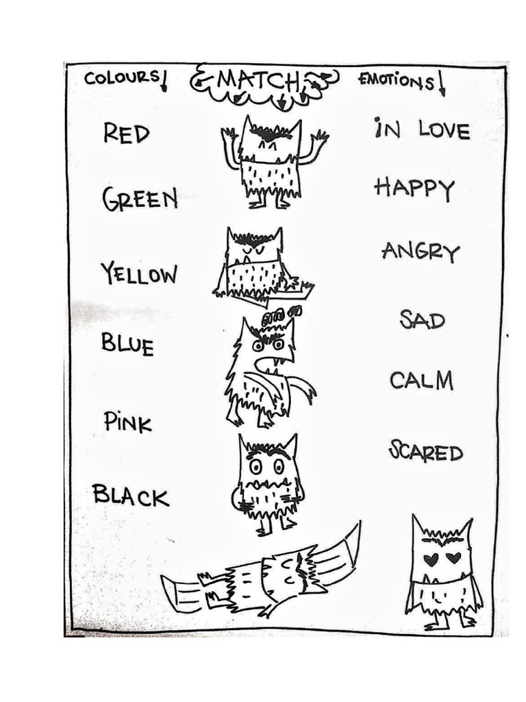 The Colour Monster - Activities | PDF