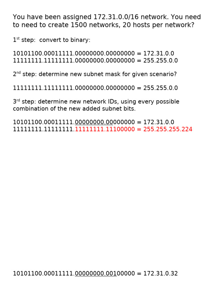 Bonus-Class B - Subnetting Demo | PDF | Internet Standards | Internet