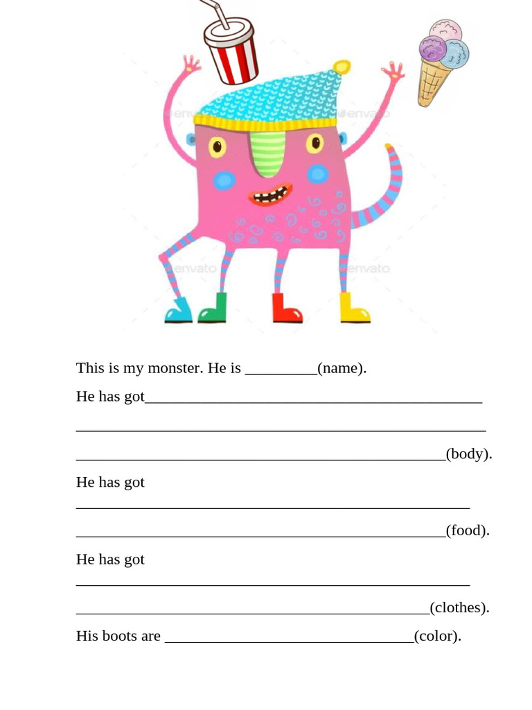 Create Your Own Monster Profile | PDF