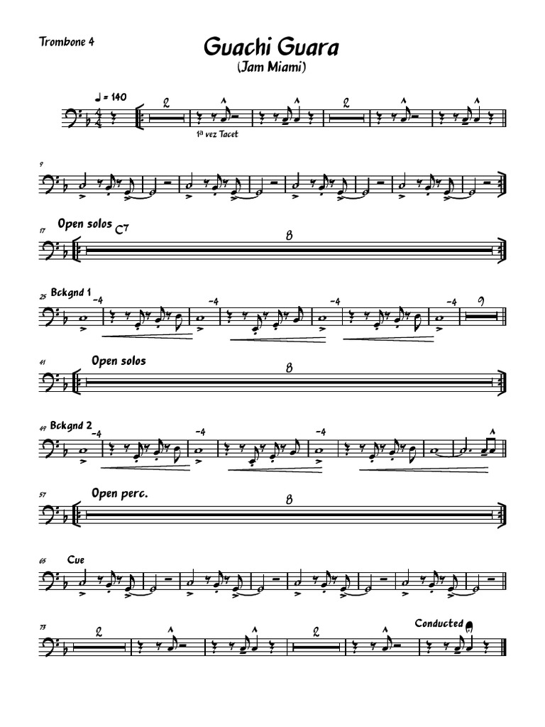 Guachi Guara-Trombone 4 | PDF