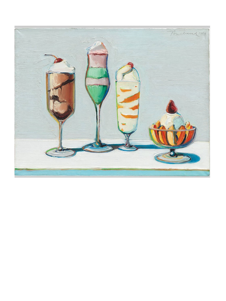 Wayne Thiebaud Homework Print | PDF