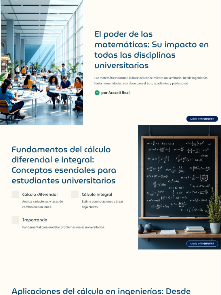 El Poder de Las Matematicas Su Impacto en Todas Las Disciplinas ...