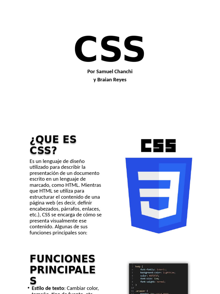 Exposicion Tecno Css | PDF