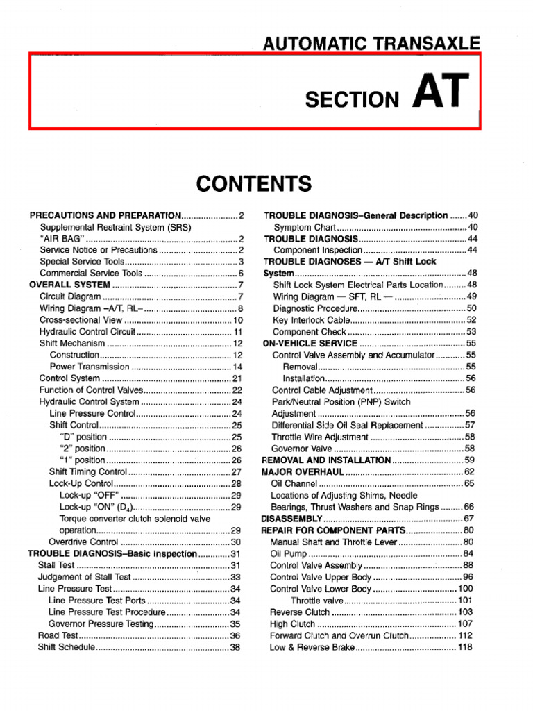 Automatic Transmission | PDF