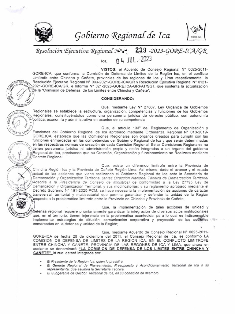 Rer 239 2023 Gore Ica GR | PDF
