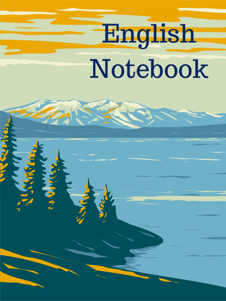 English Notebook - National Parks Theme | PDF