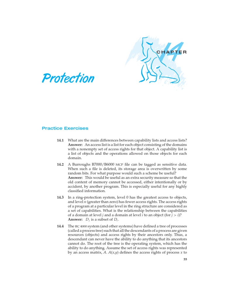 Operating System Exercises - Chapter 14-Sol | PDF | Kernel (Operating ...