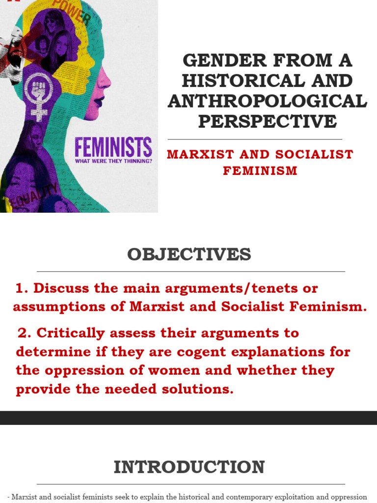 Marxist and Socialist Feminism Slides 2024 | PDF | Marxism | Socialism