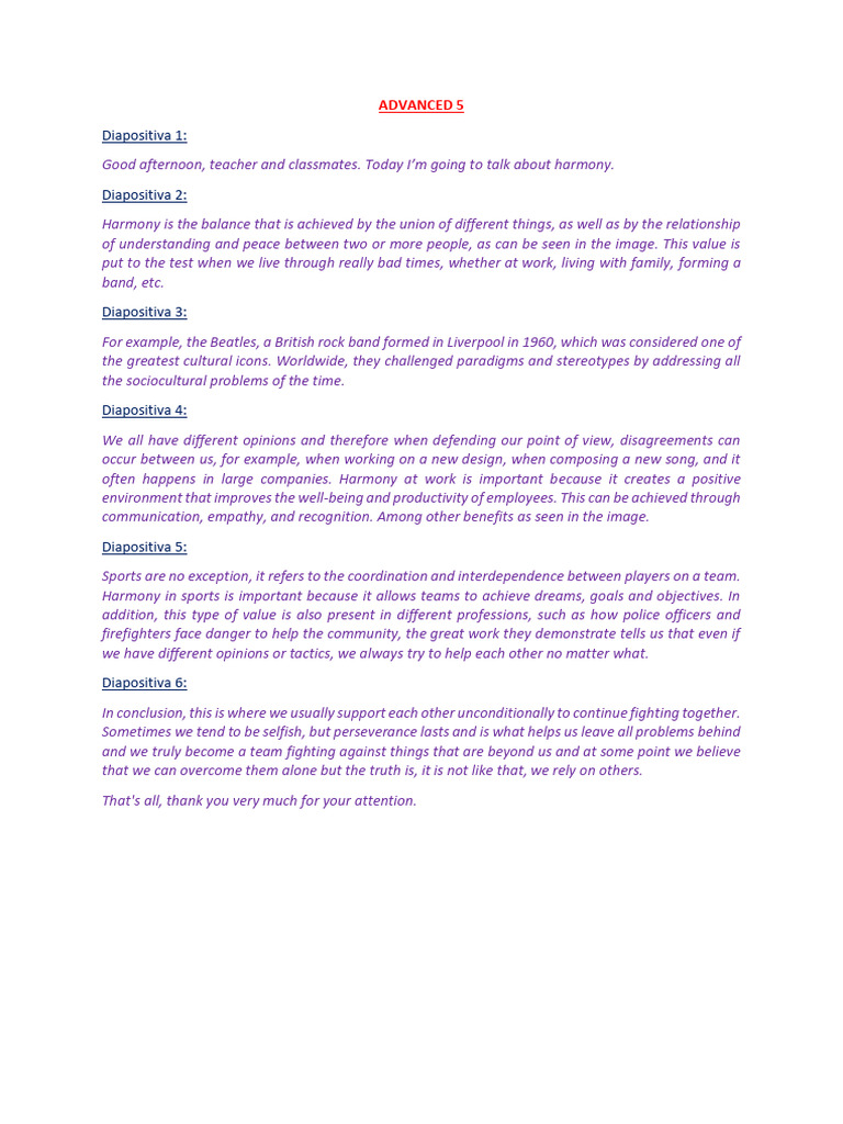 ADVANCED 5 | PDF