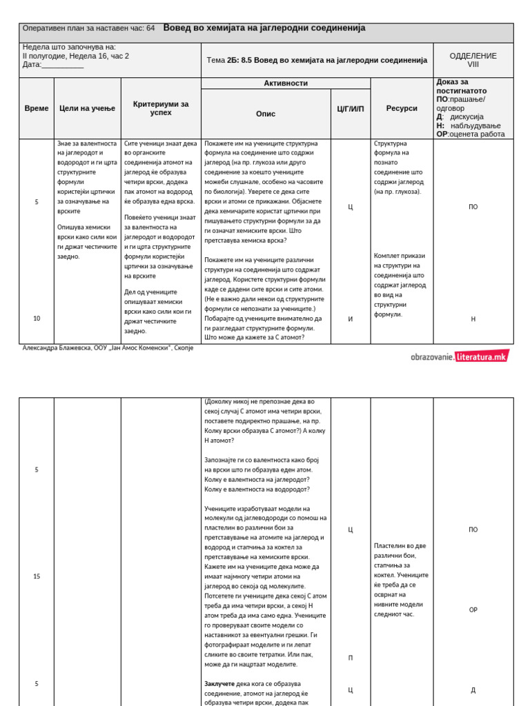 HEM 8 II.16.2 Voved Vo Hemijata Na Jaglerodni Soedinenija | PDF