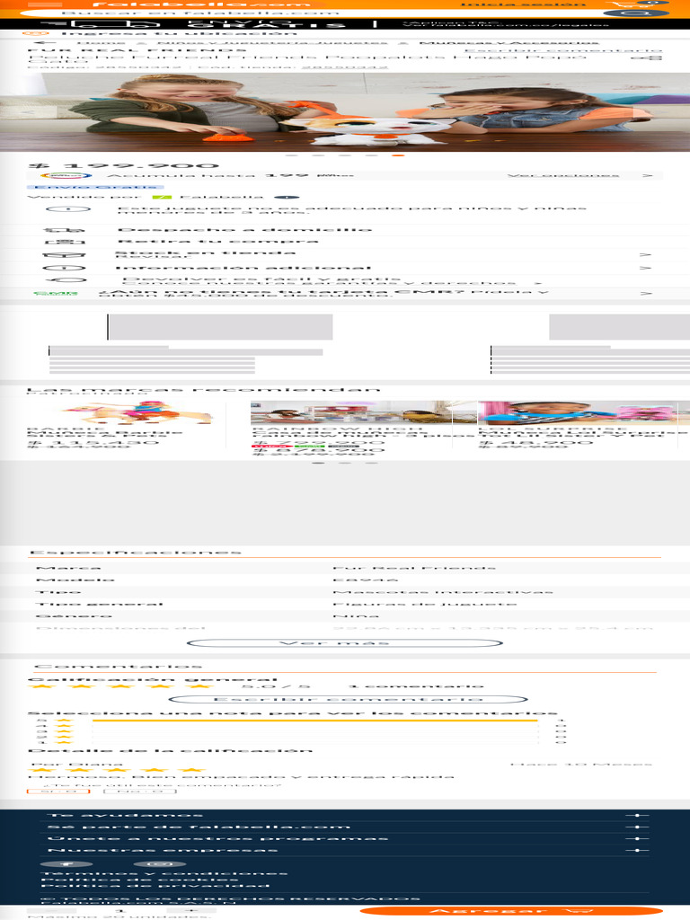 Peluche Furreal Friends Poopalots Hago Popó Gato | PDF | Jugar (actividad)