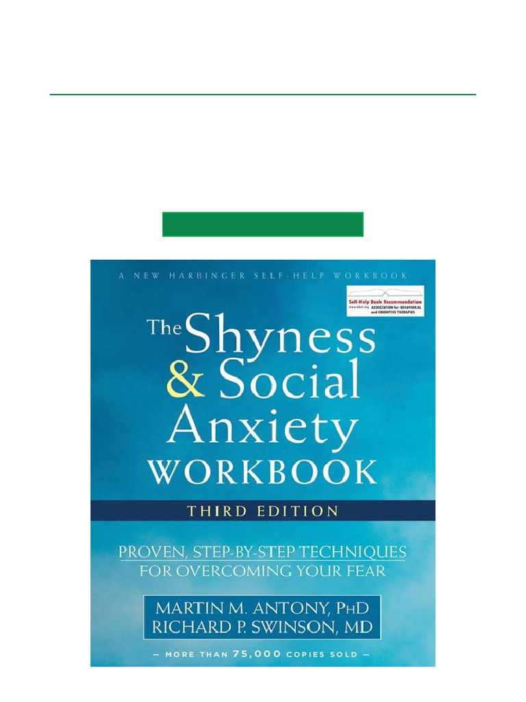 Overcoming Social Anxiety Workbook 3rd Ed. | PDF | Anxiety | Social Anxiety