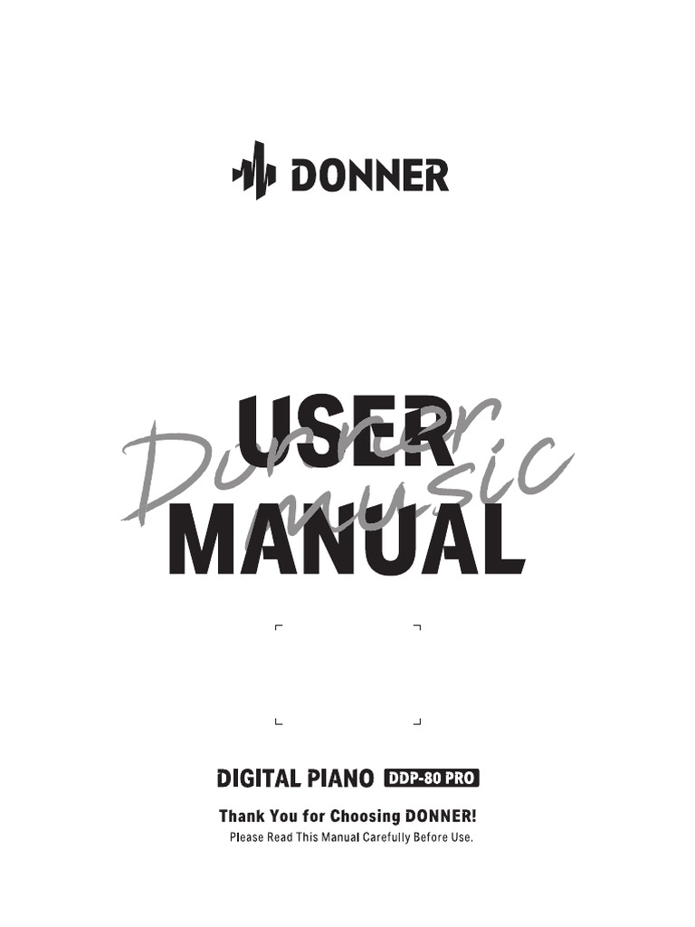 DDP-80 Pro Manual | PDF