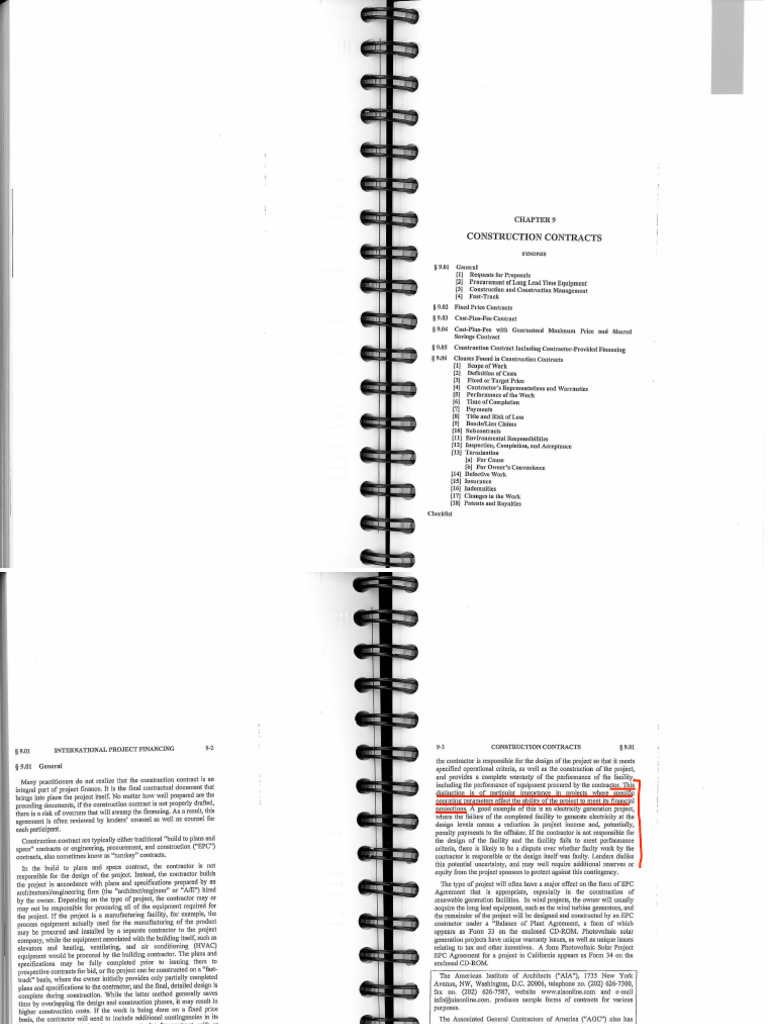 DeMasi & Weiner. Construction Contract | PDF