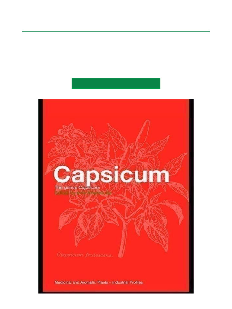 Capsicum: Global Perspectives and Uses | PDF | Chili Pepper | Capsicum