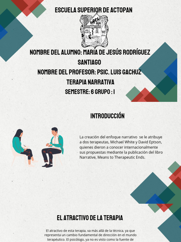 Terapia Narrativa | PDF | Psicoterapia | Sicología