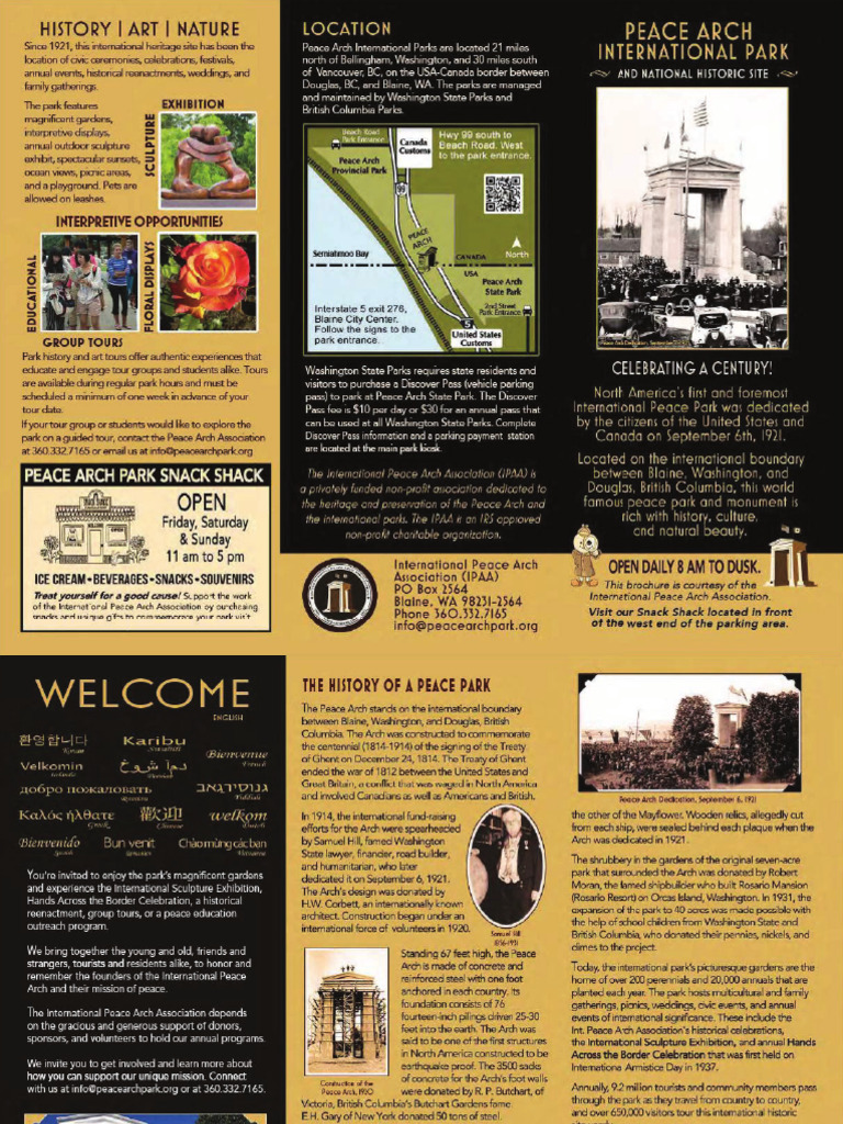 Peace Arch History Brochure22 | PDF