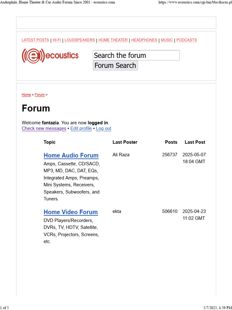 Audiophile, Home Theater & Car Audio Forum Since 2001 | PDF | Internet ...