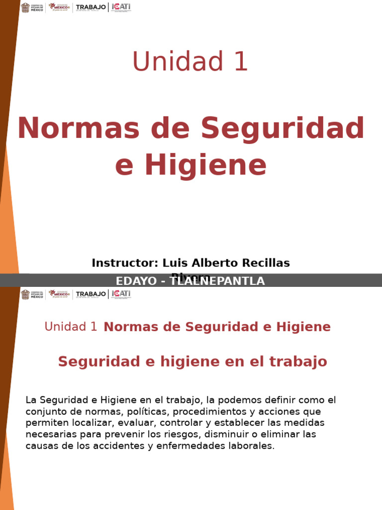 Normas de Seguridad e Higene | PDF