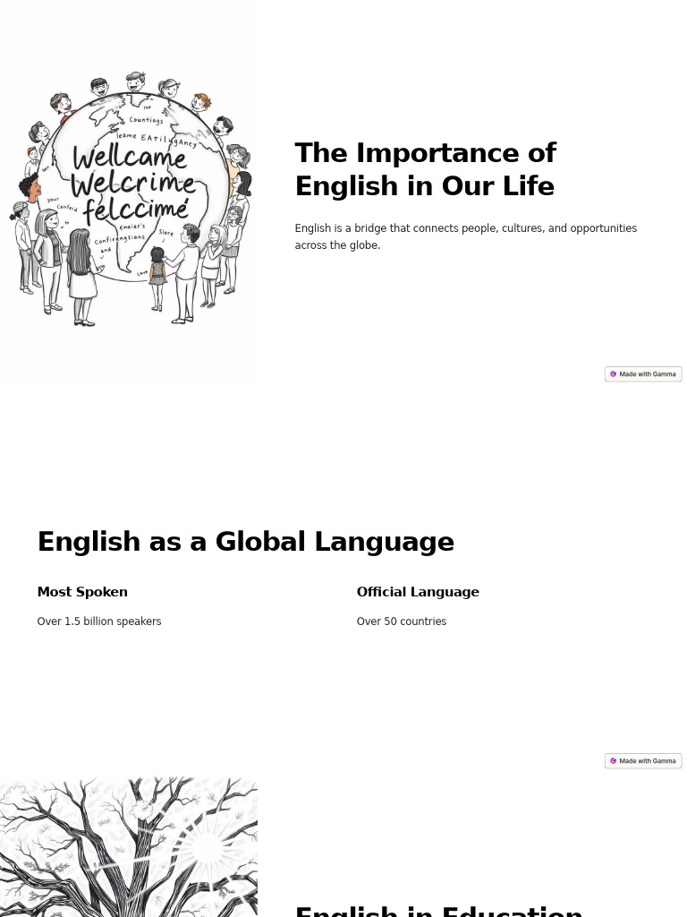 The Importance of English in Our Life | PDF