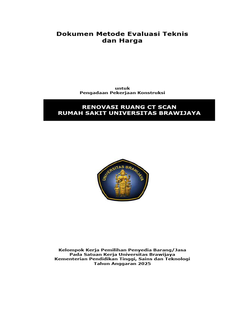 Metode Evaluasi Ruang CT Scan | PDF