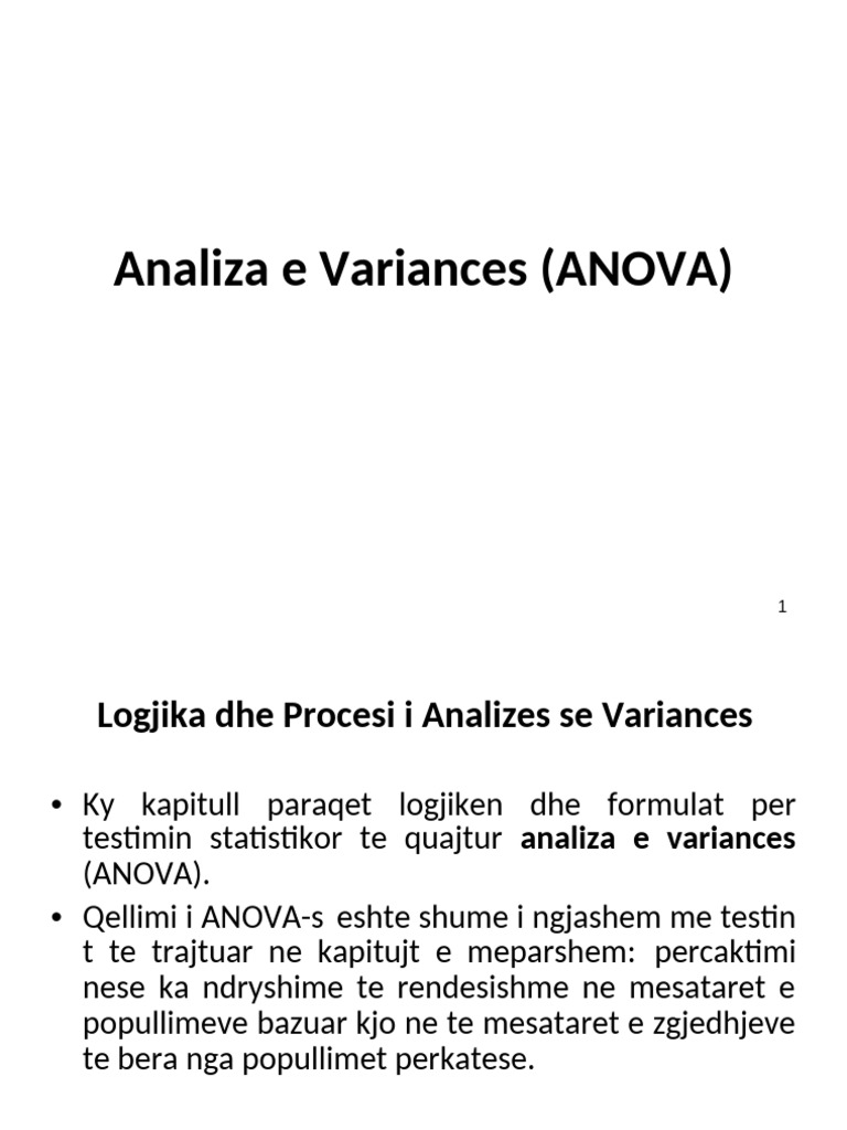 Anova | PDF