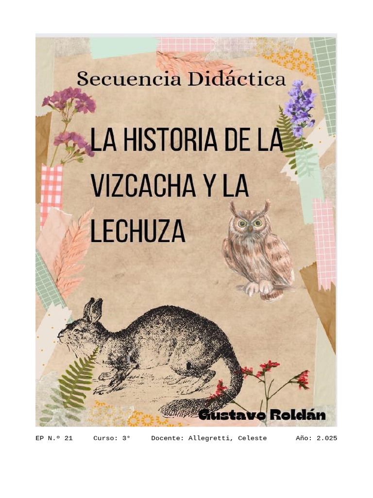 SECUENCIA HISTORIA DE LA VIZCACHA Y LA LECHUZA | PDF