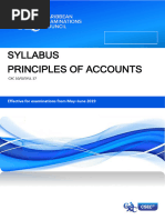 CSEC Principles of Accounts Syllabus 2019 | PDF | Debits And Credits ...