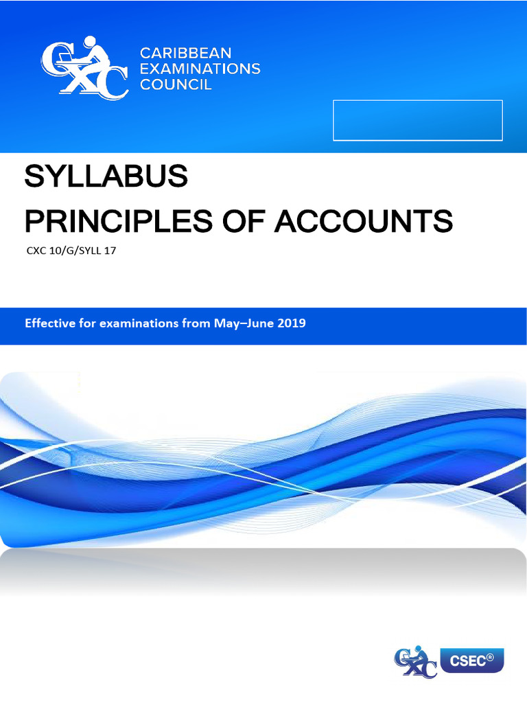 Principles of Accounts With Specimen Papers Answers | PDF | Debits And ...