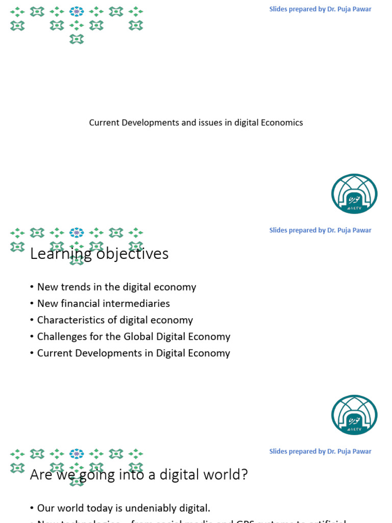 Chapter 10 Current Developments and Issues in Digital Economics | PDF ...