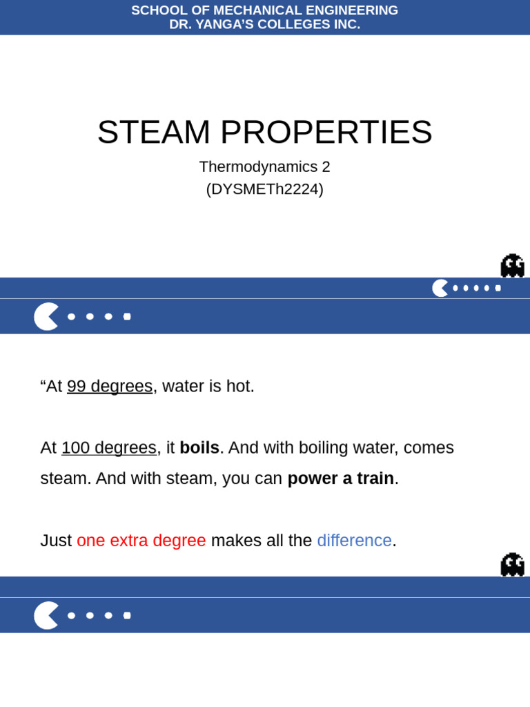 2. Steam Properties | PDF | Phase (Matter) | Steam