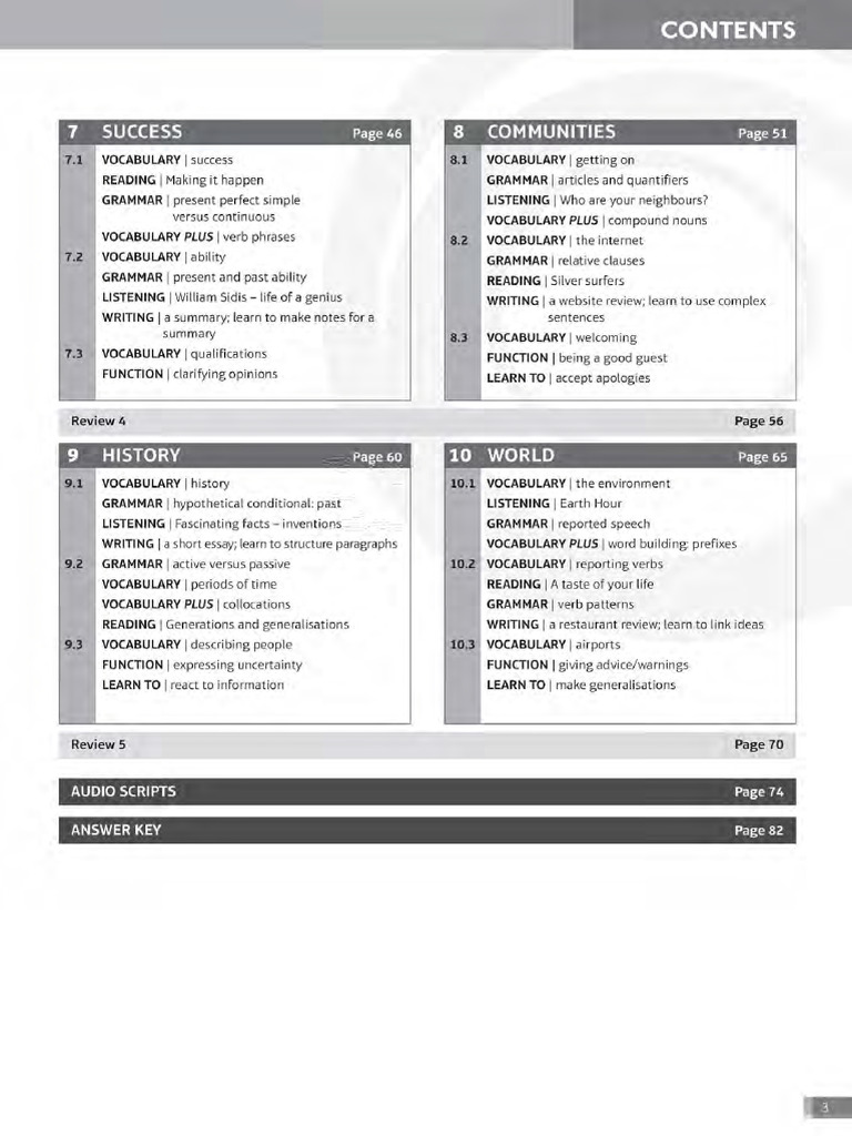 Speakout 2ed Intermediate WB-4-8 | PDF