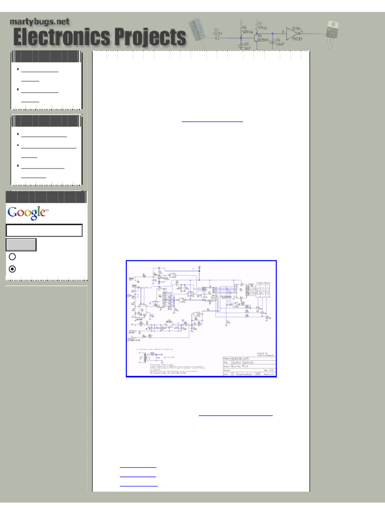 Building a Digital Speedo | PDF | Electronic Circuits | Inductor