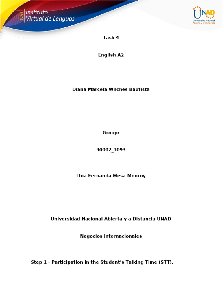 Plantilla Task 4 | PDF