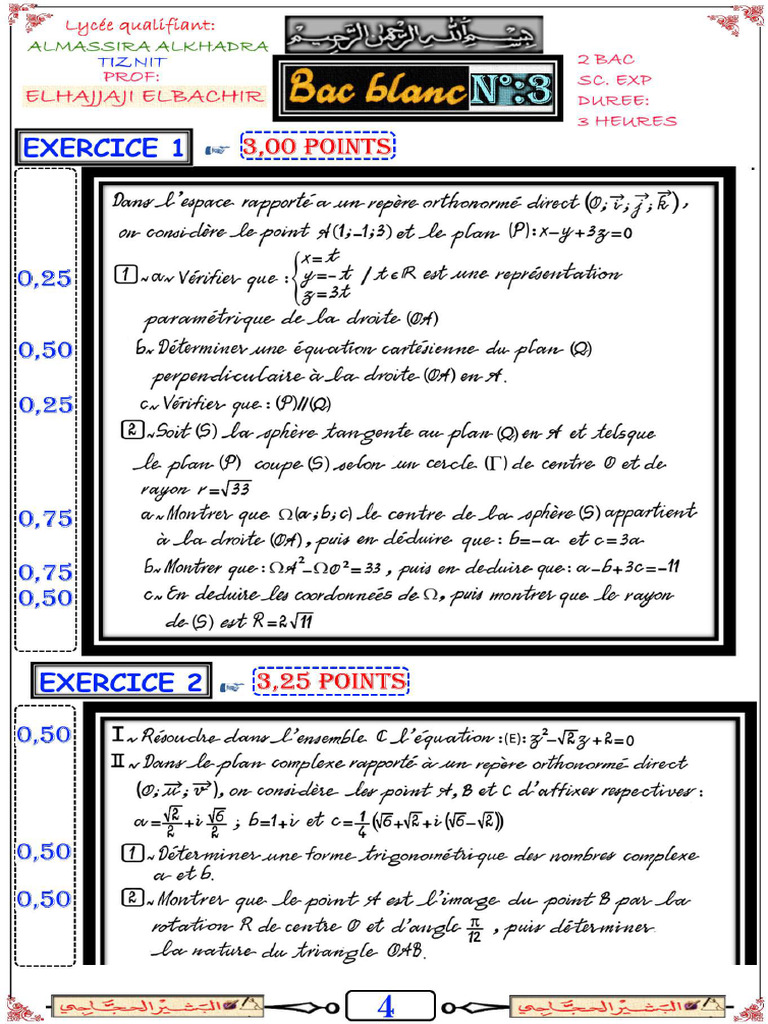 Bac Blanc N333 | PDF