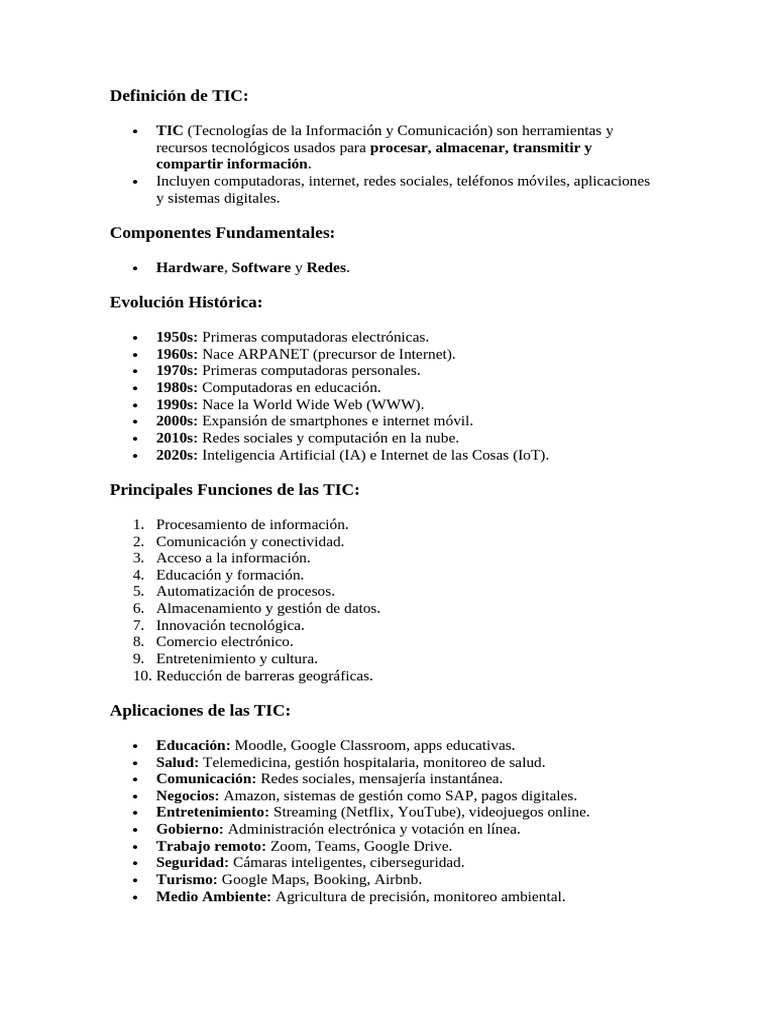 Tic Detc | PDF | Internet | Tecnologías de la información