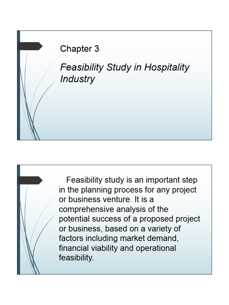Feasibility Study for Hospitality Projects | PDF | Feasibility Study ...