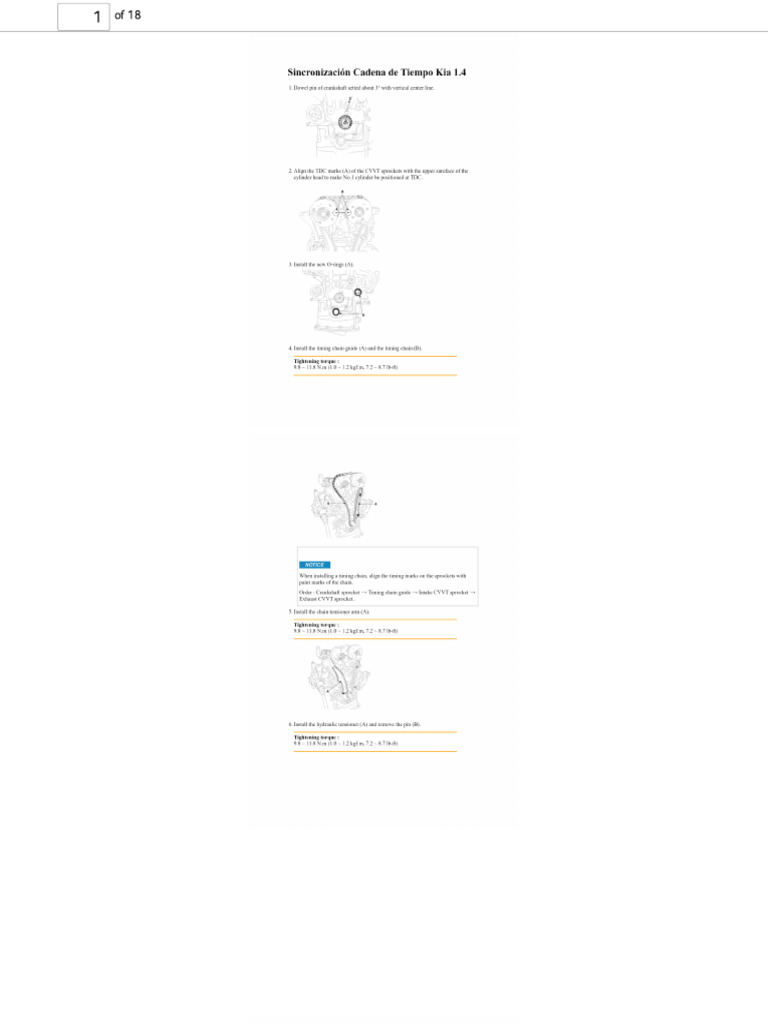Manual de Servicio Hyundai Accent 2012 Motor G4FA - VALVULITA | PDF