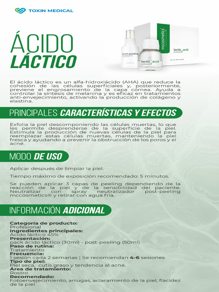 Ácido Láctico | PDF