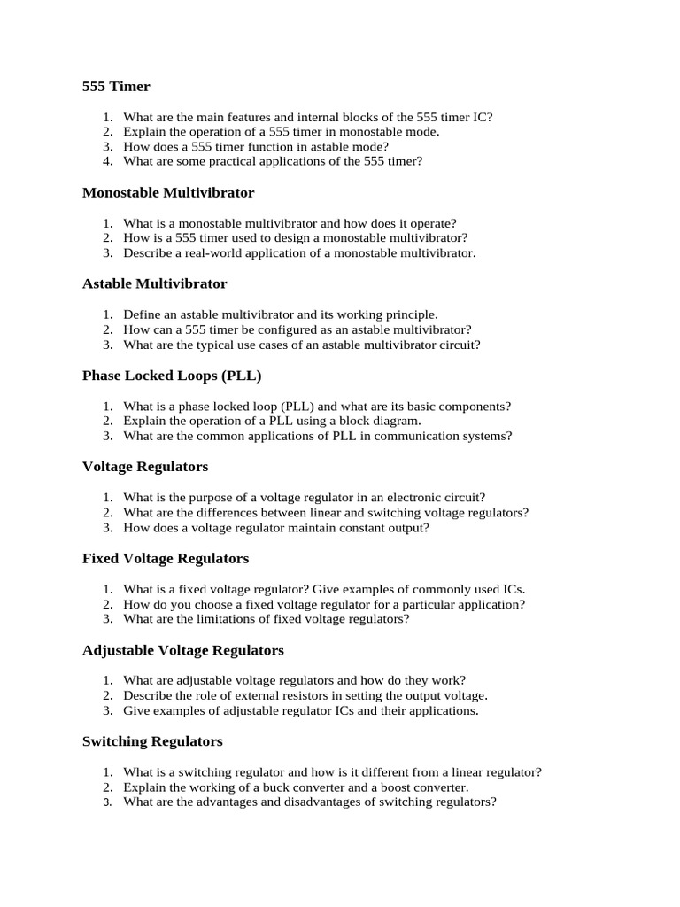 Specialized IC Applications | PDF
