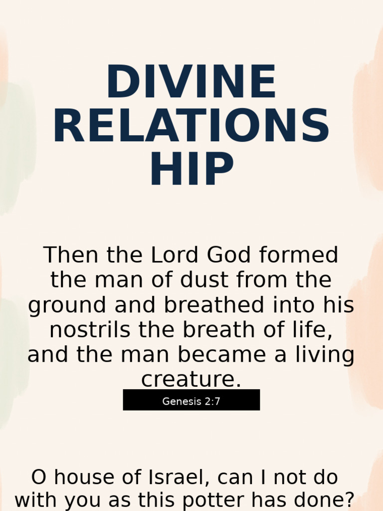 Divine Relationship | PDF