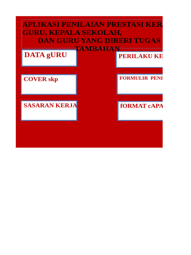 Aplikasi Sasaran Kerja Pegawai (SKP) | PDF