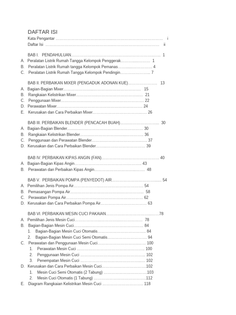 Panduan Perbaikan Peralatan Listrik | PDF